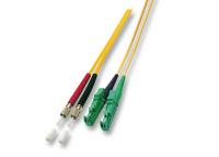 China 2 Cores Multimode Fiber Optic Patch Cable 10FT DIN to E2000 APC LSZH Jacket for sale