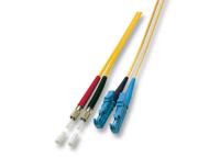 China 2 Cores Multimode Fiber Optic Patch Cable 10FT DIN to E2000 APC LSZH Jacket for sale