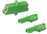 China E2000 APC Simplex Fiber Optic Adapters Ceramic Sleeve Telecommunication for sale