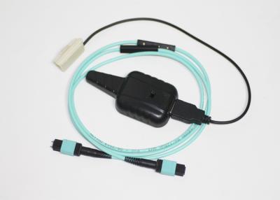 Cina Tracciato ottico ad alta densità 3.0mm del cavo OM3 di fibra ottica MPO MTP i 12 centri in vendita