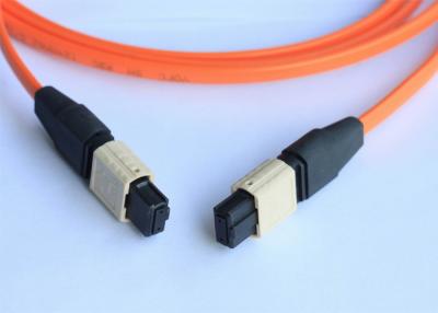Cina Perdita di inserzione mista della toppa 0.35dB del cavo a fibre ottiche OM2 LSZH della femmina 24 in vendita