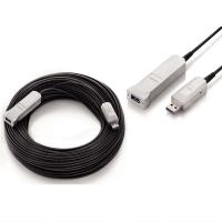 China 5Gbps USB 3.0 Active Optical Cable 100m with Power Supply TPU Jacket for sale