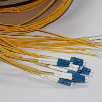 China LSZH Patch Cable 12F LC UPC Singlemode Fiber Optic Pre installed Multiple for sale