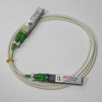 China 5.0mm Singlemode SC APC Auto Shutter Fiber Optic Patch Cable with Adaptor OS1 for sale