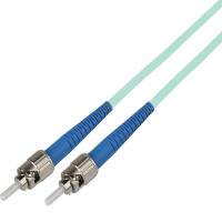 China 2 Core LC Multimode Fiber Optic Patch Cable OM2 Duplex 50/125um Orange 3m for sale