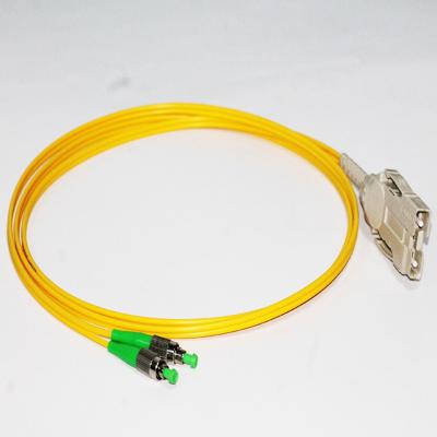 China 3.0mm FDDI to ST Fiber Optic Pigtails / Single Mode Fiber Pigtails OS2 for sale
