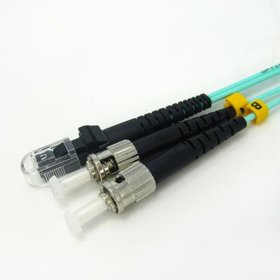Cina 2.0mm 10G LC al cavo a fibre ottiche della treccia di LC/treccia mista del cavo di toppa OM3 in vendita