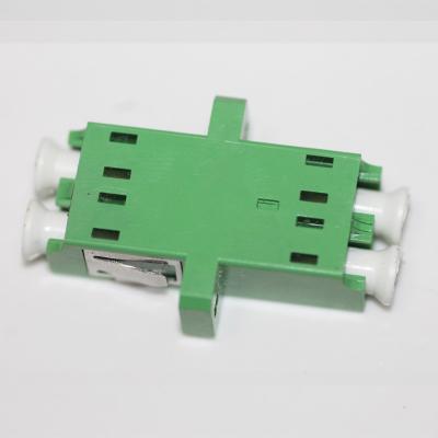 Cina Alloggio verde flangiato monomodale dell'adattatore del duplex dell'APC Lc una vita di 1000 volte in vendita