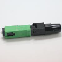 China FTTH Drop Cable SC APC Fiber Optic Singlemode Pre Installed Field Assembly Connector 900μm for sale