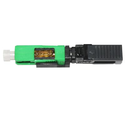 China 55mm Fiber Optic Field Assembly Connector / Singlemode Sc Apc Fiber Connector for sale