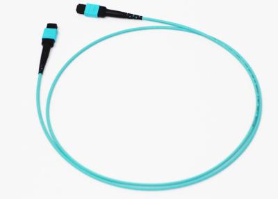 Китай Broadband мультимодного OM3 кабеля желтый плоский LSZH оптического волокна MPO MTP продается