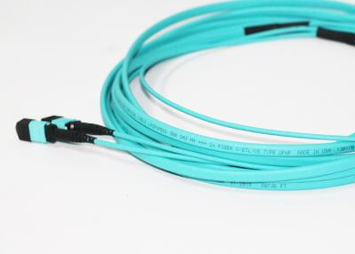 Китай Ядра OM3 кабеля оптического волокна MPO 20 FT 850nm LSZH мультимодные 24 продается