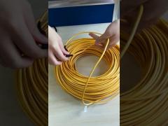 150m καθαρή 4K 8K HDMI ενεργός κατανάλωση σακακιών 250mW οπτικών καλωδίων LSZH κίτρινη