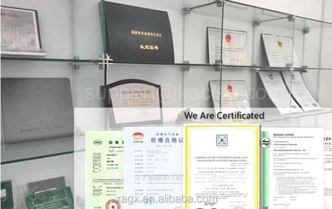 Product certifications and approvals