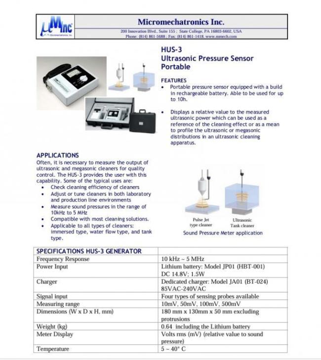 Honda HUS-3 Multi-sound Manometer device