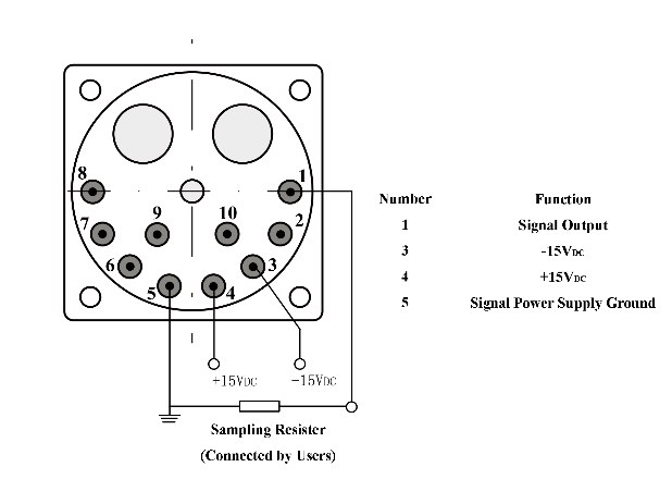 KSACC123Q Quartz Flexible Accelerometer additional diagram