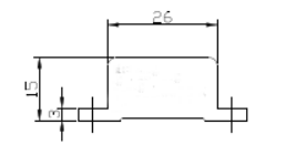 GSACC104M MEMS Accelerometer technical drawing