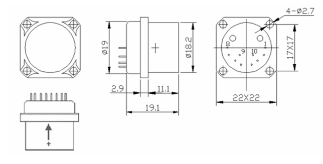 GSACC131Q Quartz Flexible Accelerometer Class B Shell