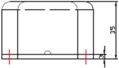 GSACC302M MEMS Accelerometer technical diagram