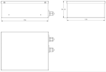 TDLAS301 module dimensional diagram