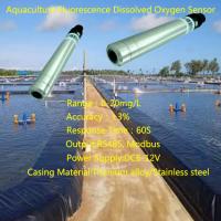 China PPM RS485 fishpound electrode Optical Dissolved Oxygen Sensor for sale