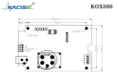 China KOX500 Series O2 Sensor ABS Shell High Measurement Accuracy for sale