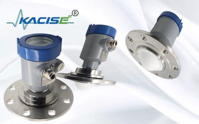 Chine Le produit chimique corrosif d'OEM de Kacise échoue le type le capteur de niveau 100m FMCW de radar avec l'affichage à vendre