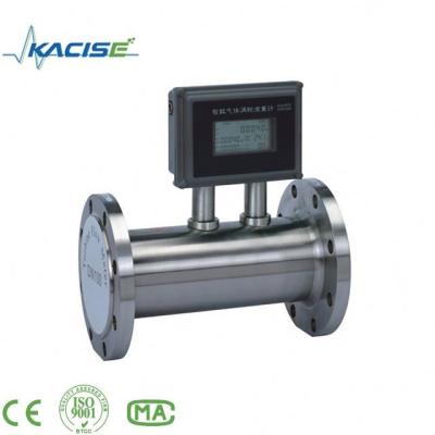 China DN25 - DN300 Flange Connection Air Turbine Flow Meter Gas Flowmeter for sale