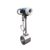 China Digital Vortex Flow Meter for Chlorine Gas with GPRS and SS304/SS316 Body Material for sale