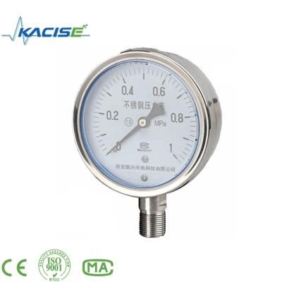 China Brass Silicone Oil Filled Lpg Ammonia Pressure Gauge 60mm / 2.5" for sale
