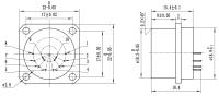 China Small High Temperature Accelerometer For Measuring Oil Wells Inclination for sale