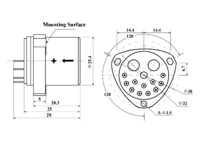 Chine Sensor d'accéléromètre de choc 100 g et seuil 1 μg avec une linéarité ≤ 10 μg/g2 à vendre