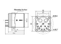 China High Precision Quartz Accelerometer Sensor with ≤5μg Resolution 15g Vibration Peak Sine and ±80g Input Range for sale