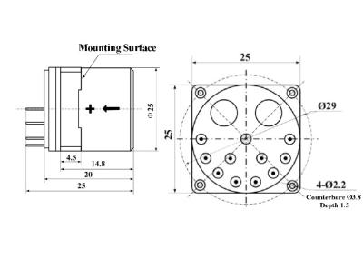 China Low-Cost Quarz Beschleunigungssensor für die Vibrationsüberwachung mit Reichweite ±10g und kleiner Größe zu verkaufen