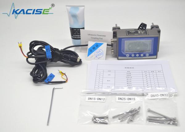 DN15 DN20 DN25 DN32 DN40 Clamp On Non Contact Ultrasonic Flow Meter for Water and oil