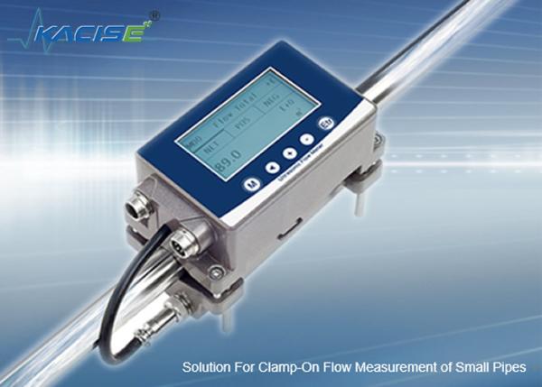 DN15 DN20 DN25 DN32 DN40 Clamp On Non Contact Ultrasonic Flow Meter for Water and oil