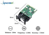 China High-Precision Laser Ranging Module with ±3mm Accuracy, 100m Range, and 20Hz Update Frequency for Industrial Automation for sale
