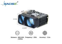 China LSDM Security Surveillance Long-Range DtoF Laser Ranging Module with 1500m Range, UART Output, and Compact Design for sale