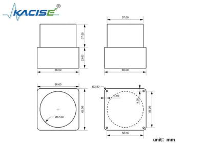 China 2D 360° Laser Scanning Radar, Navigation And Obstacle Avoidance for sale