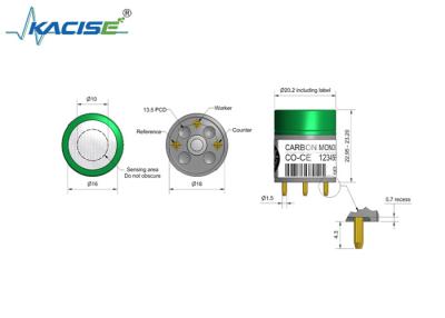 中国 CO-CE 炭素一酸化物センサー 線形性 500 感度 10 ~ 25 高濃度 販売のため