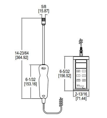 China Original Dwyer 485B THERMO-HYGROMETER (Model 485B-1) for sale