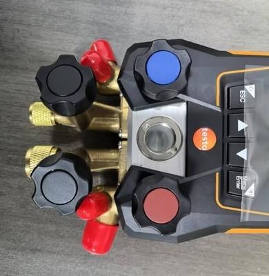 China Testo 557s Smart Vacuum Kit With Hoses - Smart Digital Manifold With Wireless Vacuum And Wireless Temperature Probes And 4 Hose Set for sale