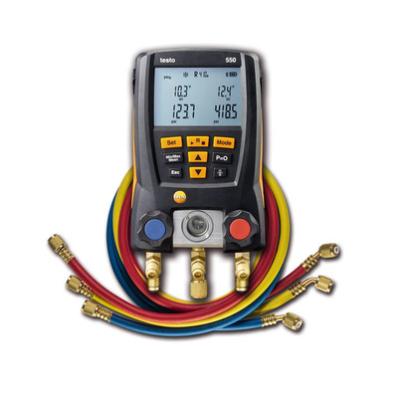 China Testo 550 Electronic Refrigerant Meter with Bluetooth-Enabled Digital Manifold Kit for sale