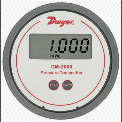 Dwyer DM-2000 Series Digital Differential Pressure Transmitter front view
