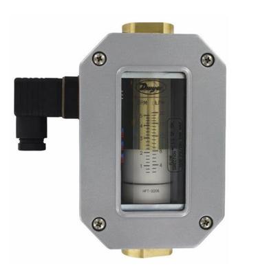 Dwyer HFT Series Flow Transmitter installed in piping system