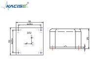 China Triaxial Acceleration Sensor with ±10 g Range RS422 Output and Wide Temperature Range for Automotive Applications for sale