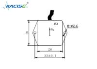 China Uniaxial Accelerometer Sensor with 0.5~4.5V Output ±1 g Range and Wide Measuring Range for sale
