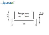 China Uniaxial Accelerometer Sensor with 0.5~4.5V Output ±1 g Range and Wide Measuring Range for sale