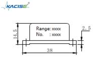 China Impact Resistant Linear Acceleration Sensor with Wide Measuring Range and Small Size for Aircraft Stability Control for sale
