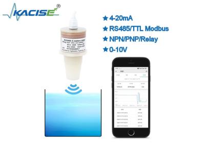 China RS485 5m Ultrasonic Water Level Meter Sensor KUS600 5V For Septic Tank for sale